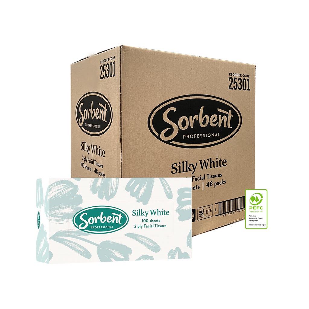 Sorbent Professional Silky White Facial Tissue | Hotel Facial Tissues ...